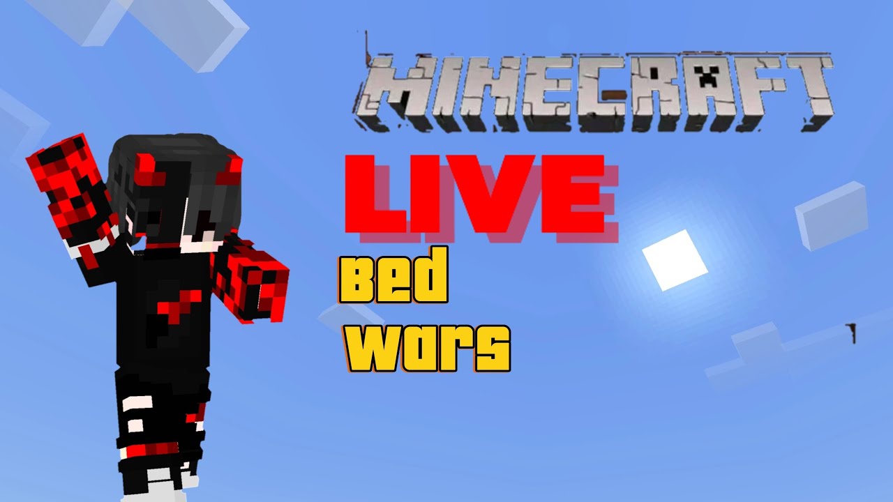 LIVE ON 🔴 Jogando Minecraft Bed Wars no Mobiliador (CubeCraft) - YouTube
