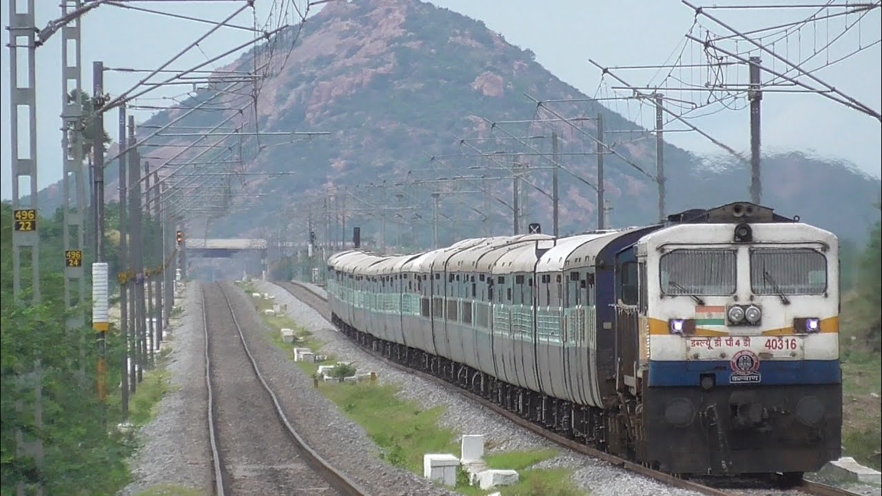 Chennai Mail + LTT Madurai Express on an Evening - Indian Railways ...