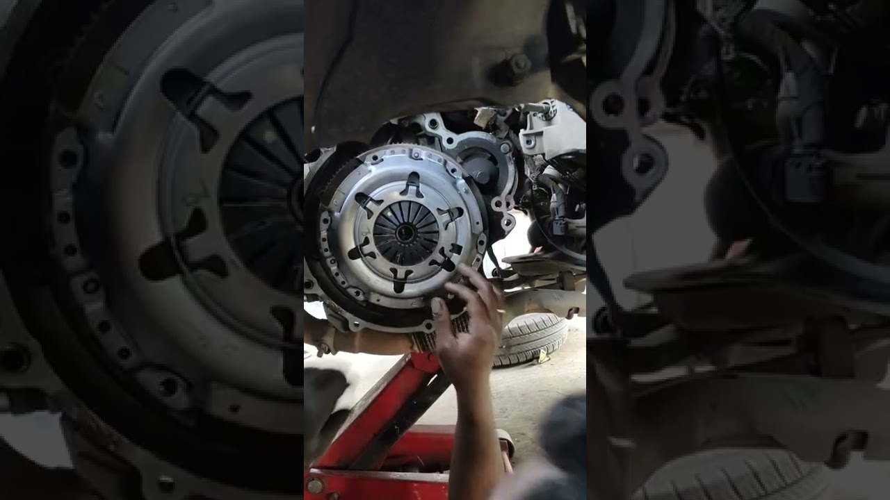 New clutch plate fitting - YouTube