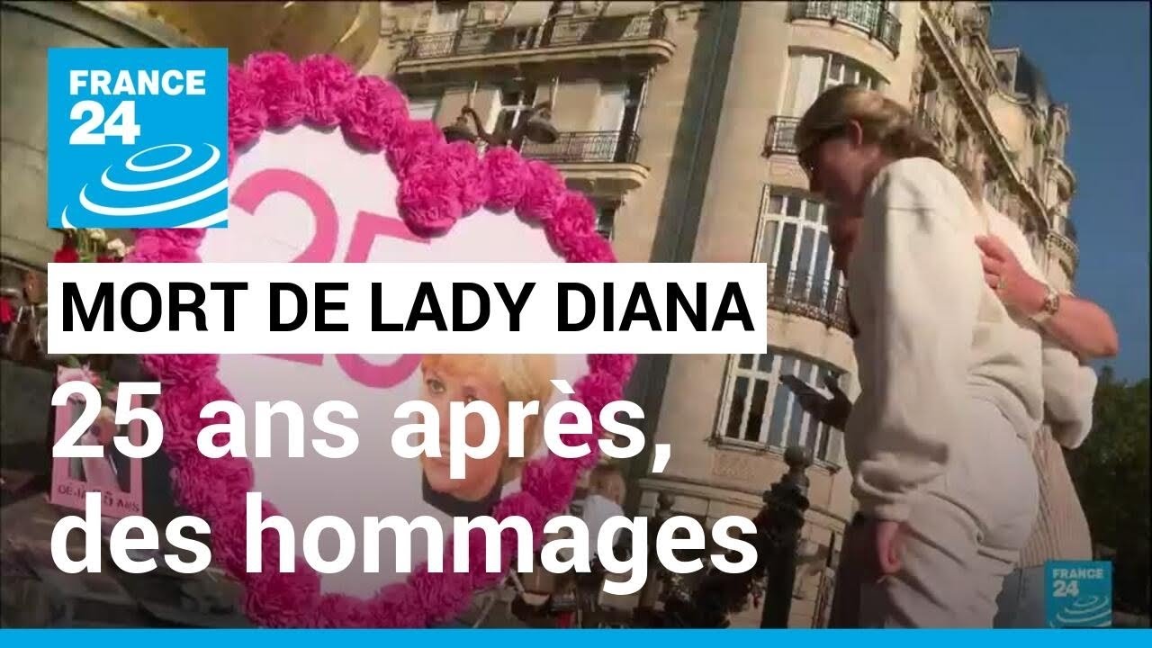 25 ans de la mort de Lady Diana : hommages à Paris et à Londres ...