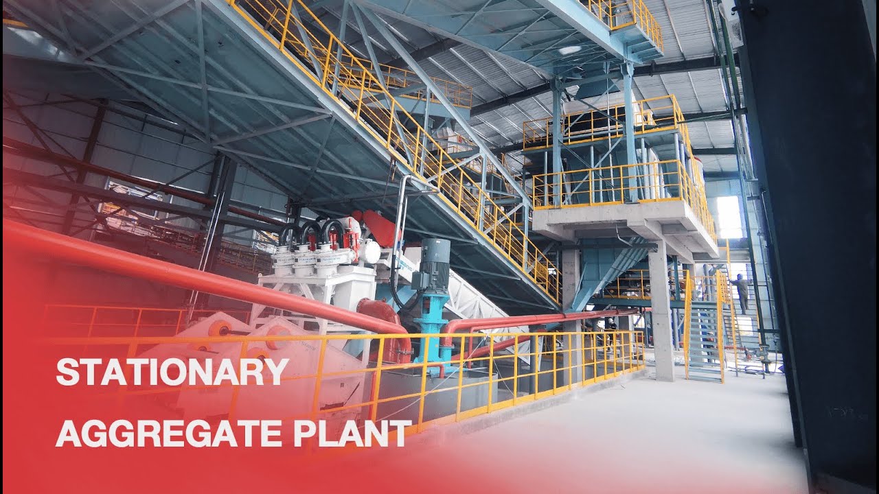 Stationary Aggregate Plant - YouTube