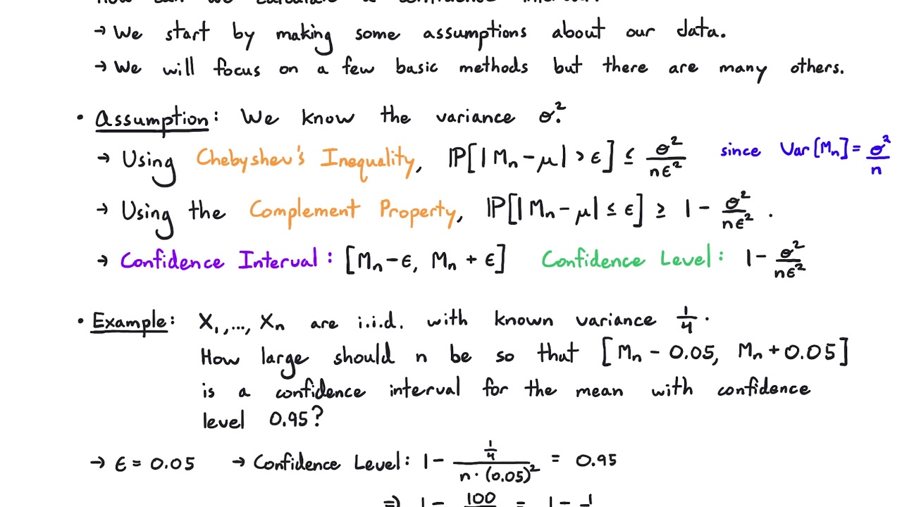 Probability Video 9.1: Statistics - Confidence Intervals - YouTube