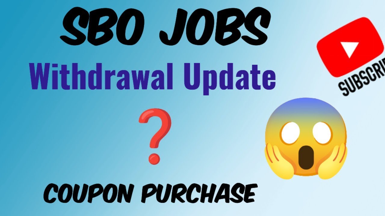 SBO Withdrawal update full details |sales Team coupon purchase update # ...