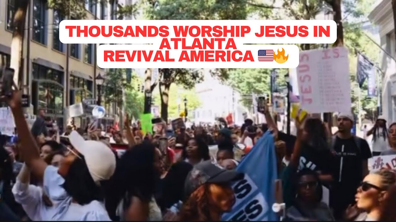 THOUSANDS WORSHIP JESUS IN ATLANTA 🇺🇸🔥 REVIVAL #jesus #foryou #worship ...