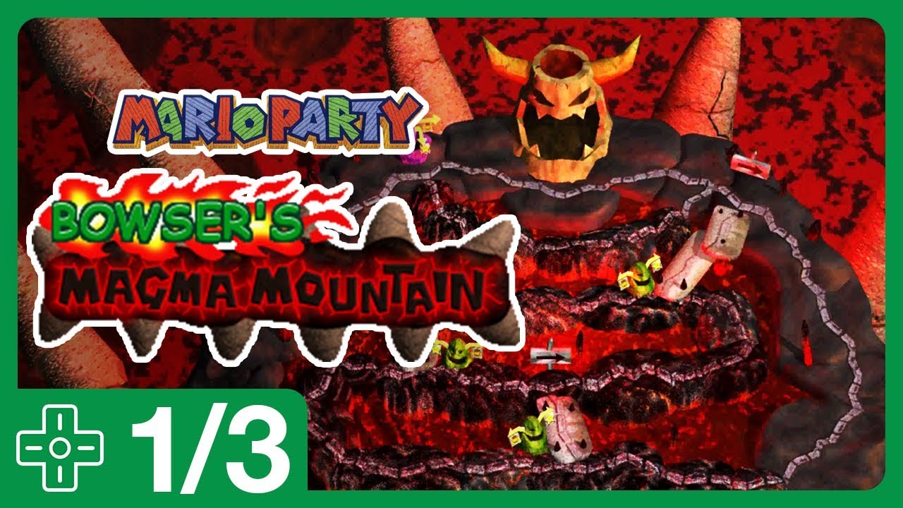 Active Volcano | Bowser's Magma Mountain #1 (Mario Party #19) - YouTube