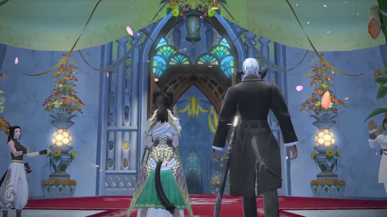 FFXIV - wedding renewal of vows! - YouTube