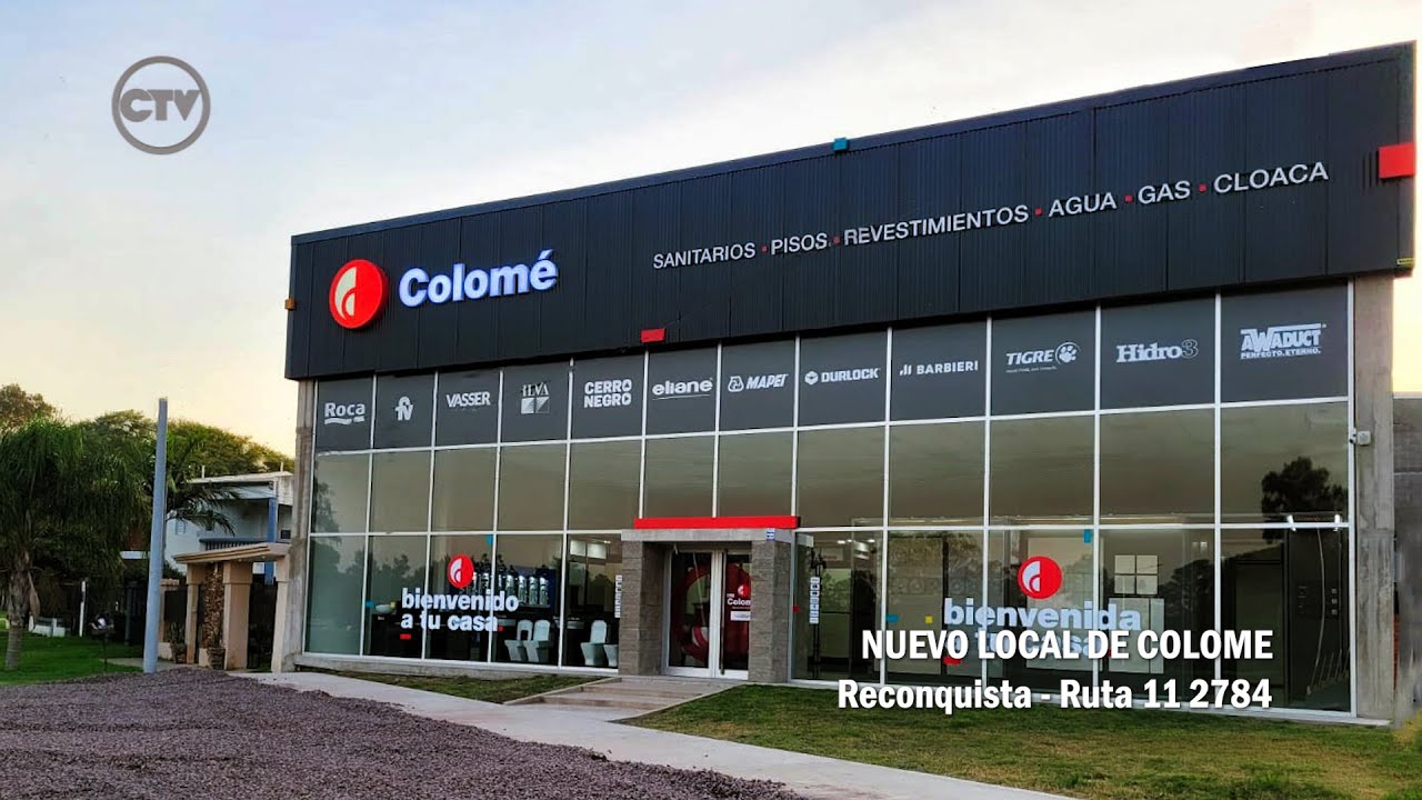 COLOME con nueva sucursal en Reconquista - YouTube