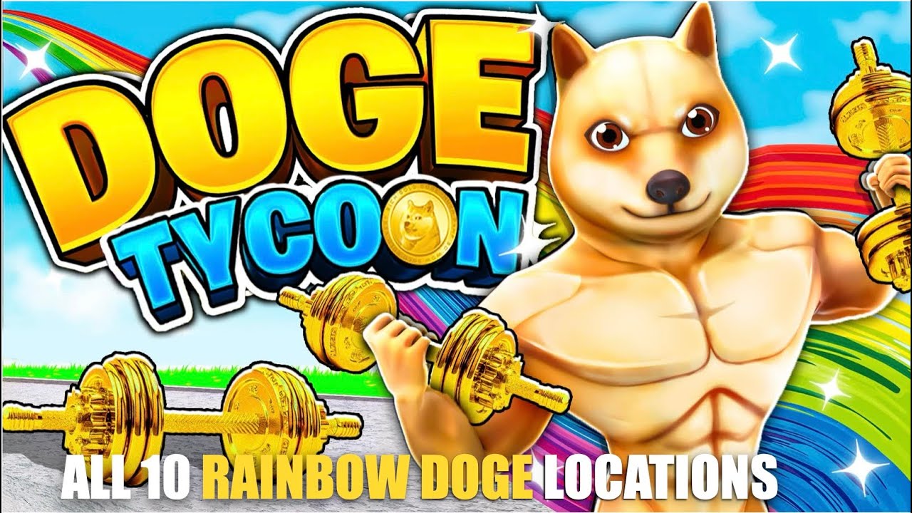 DOGE TYCOON MAP FORTNITE CREATIVE - ALL 10 RAINBOW DOGE LOCATIONS - YouTube