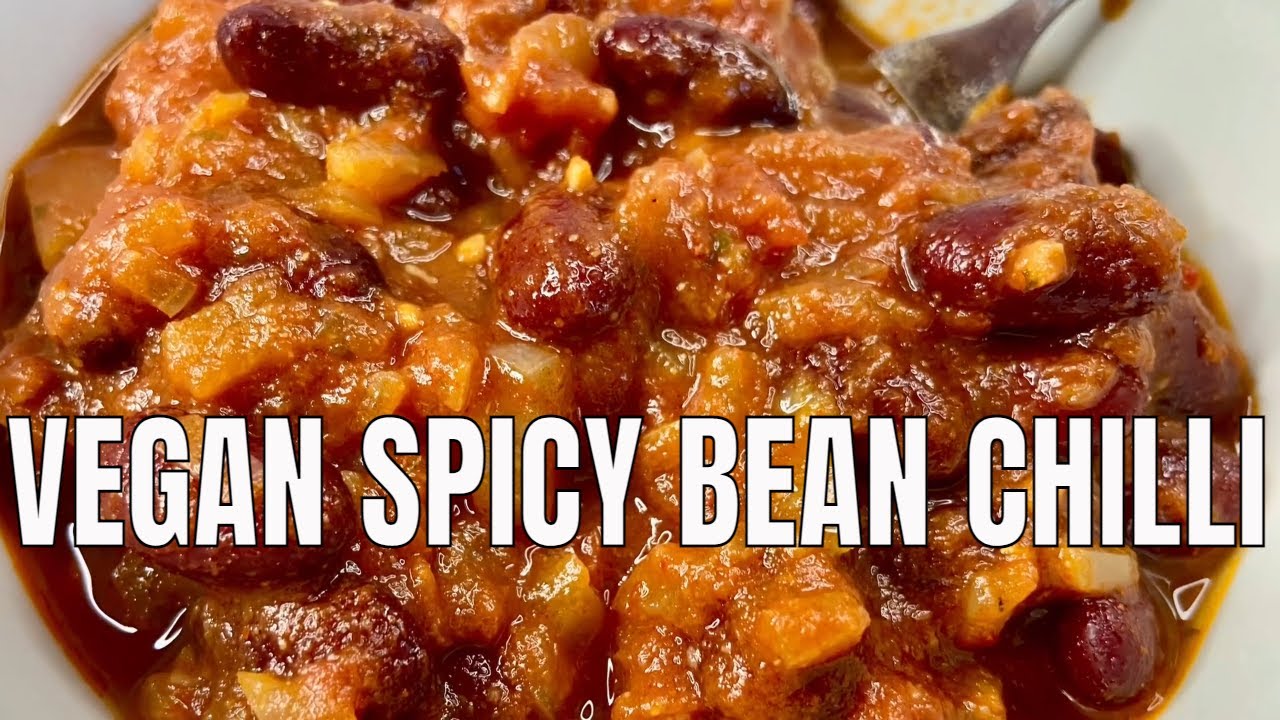 Spicy bean chilli/ how to make easy spicy bean chilli/ budget friendly ...