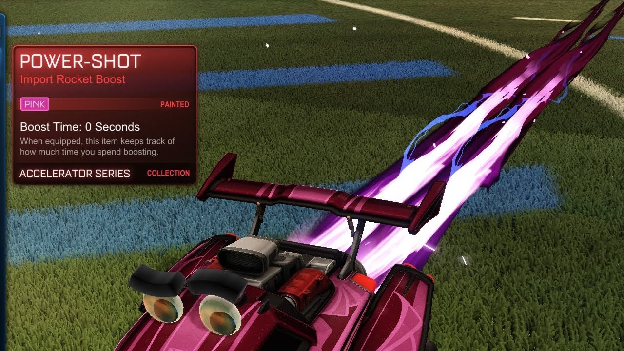 Rocket League - New Pink Power-Shot & Pink Ninja Wheels - YouTube