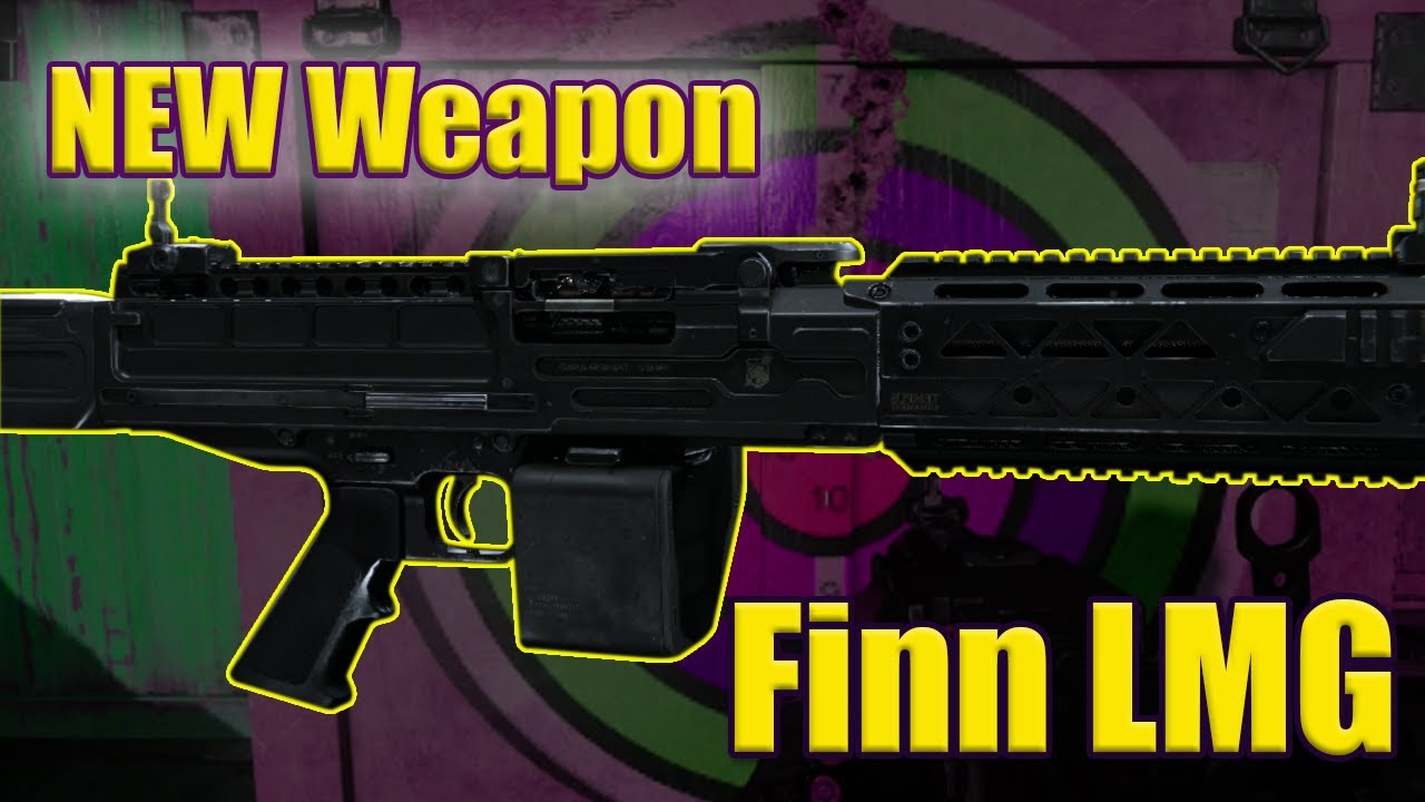 COD ModernWarfare Finn LMG *NEW GUN* - YouTube
