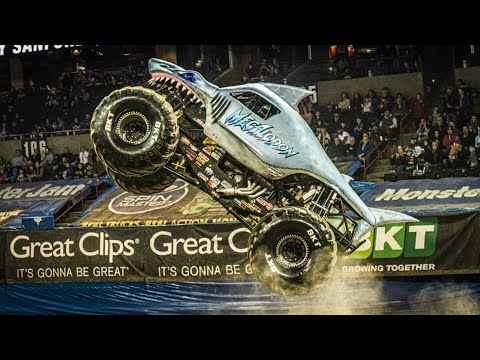 Monster Jam Spokane, WA 12-10-22 (Saturday Evening Show) Highlights ...