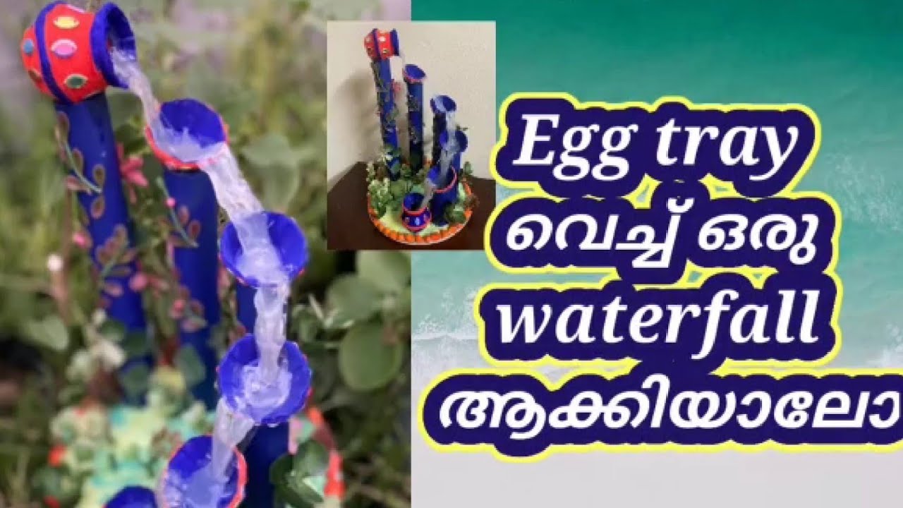 Simple waterfall craft - YouTube