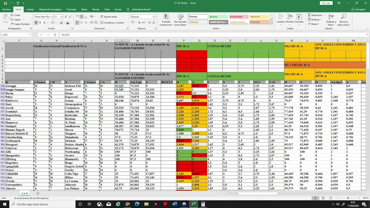 explicación excel 1/2 parte - YouTube