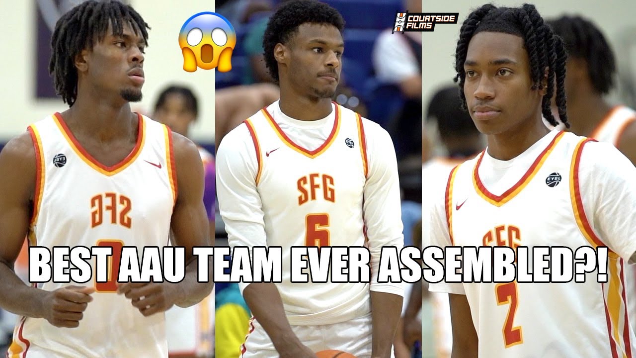 BEST AAU TEAM EVER ASSEMBLED?! Bronny James, Rob Dillingham, Mack ...