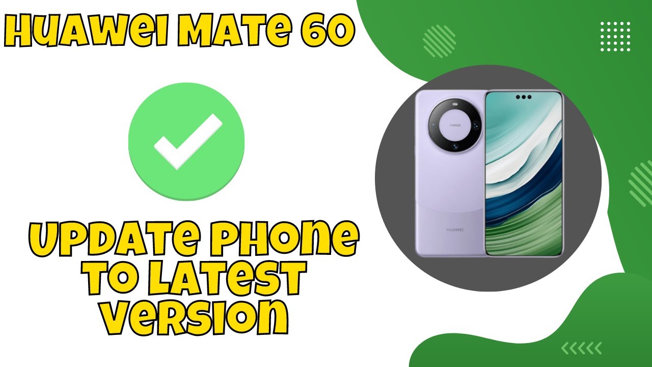 Update phone to latest version Huawei Mate 60 || Phone updation setting ...