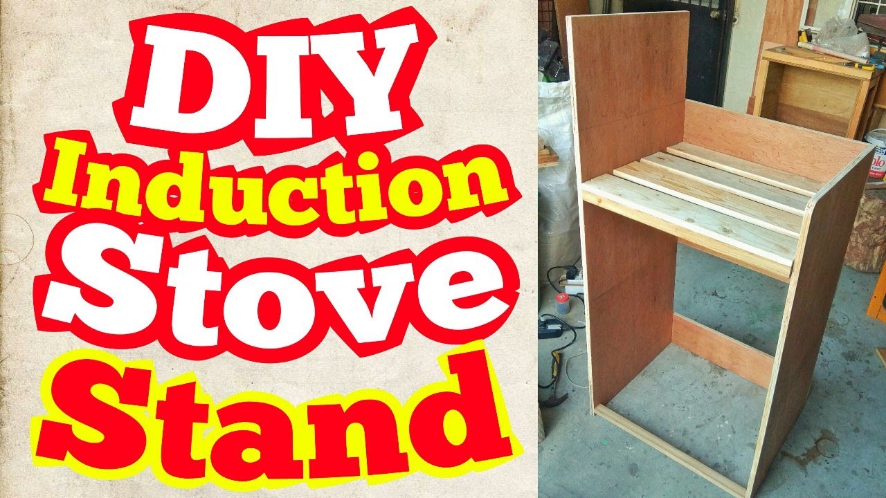 simple DIY induction stove stand - YouTube