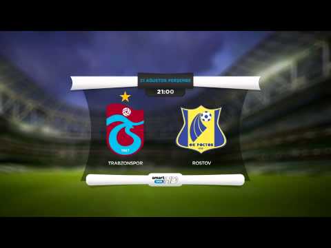 Trabzonspor - Rostov karşılaşması 21 Ağustos Perşembe sadece D-Smart'ta!
