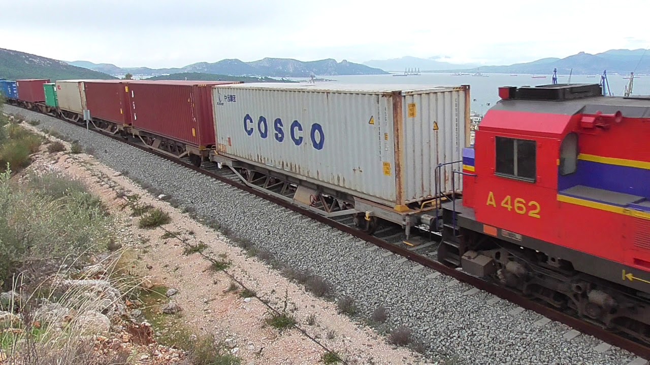cosco train at ikonio line 12/12/19 - YouTube