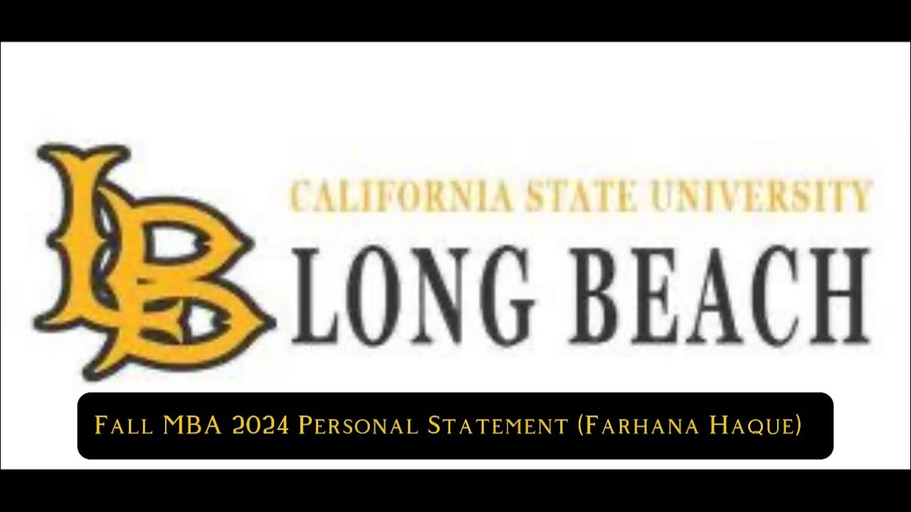 CSULB MBA Video Statement of Purpose - YouTube