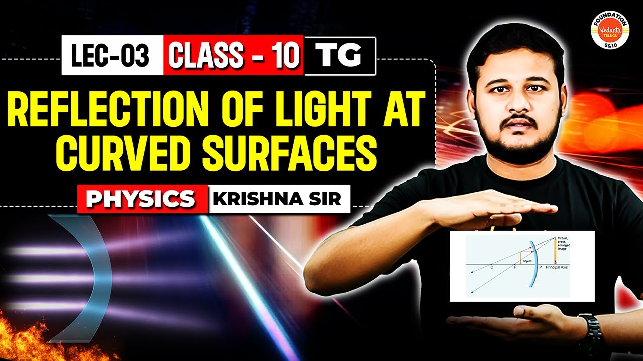Reflection of Light at Curved Surfaces | Lecture 3 | Class 10 TG ...