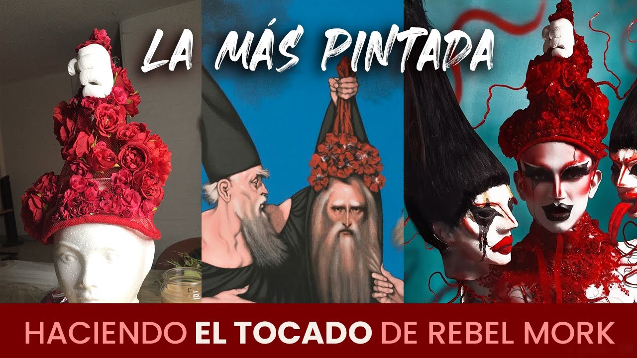 Haciendo el tocado de Rebel Mork en La Más Pintada - YouTube