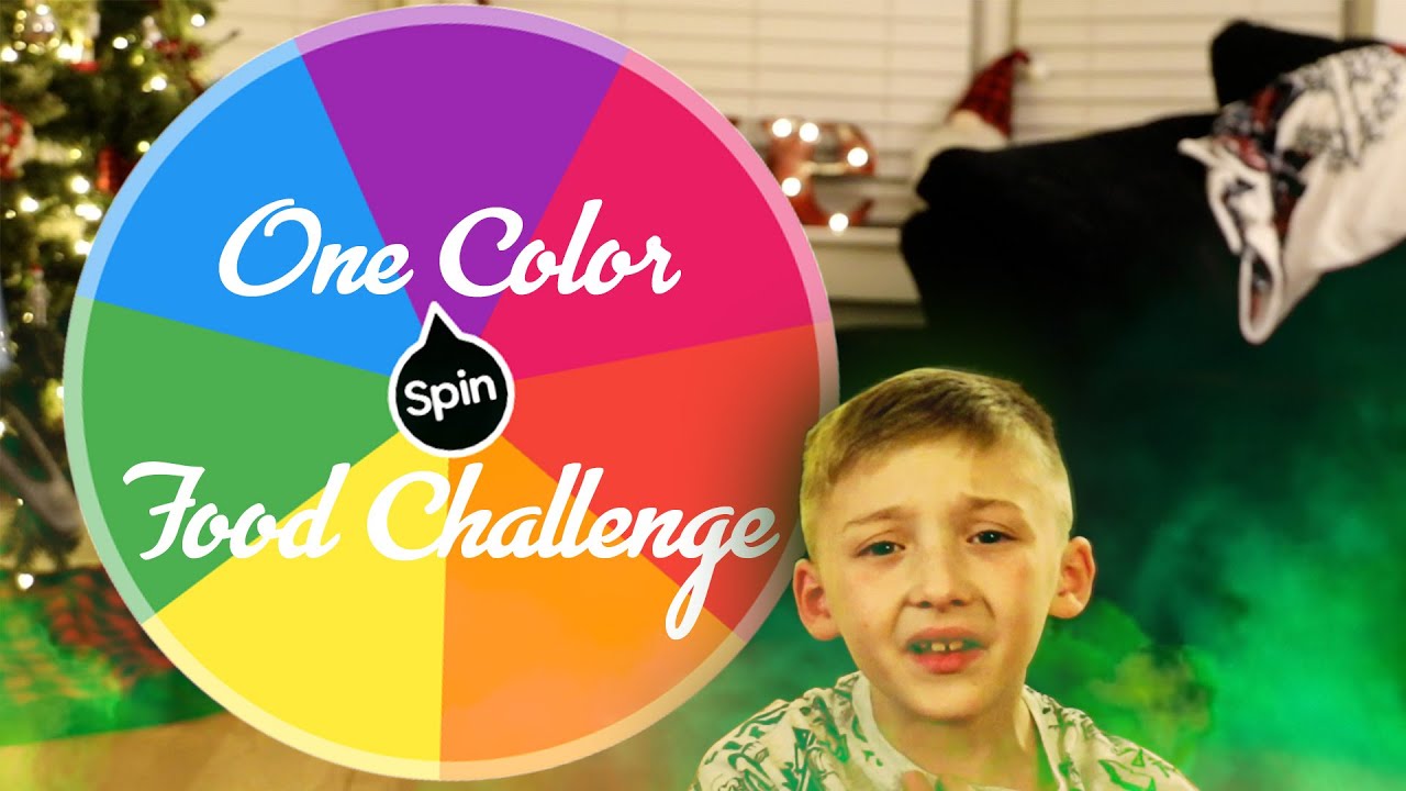 One Color Food Challenge - YouTube