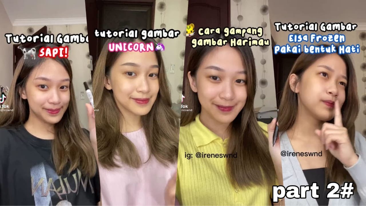 ☁️Kumpulan tiktok irene suwandi [ guru gambar online ] 😲 ️📕 part 2#☁️ || @ireneswnd - YouTube