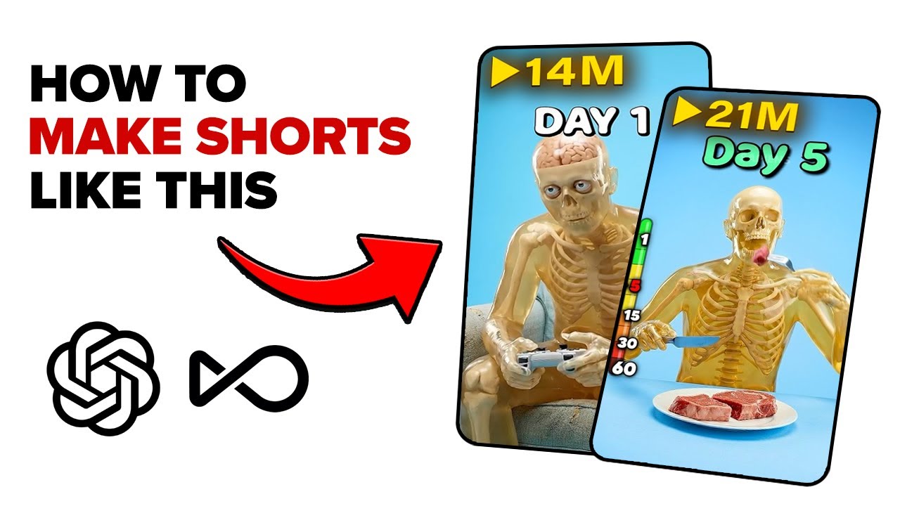 How To Make Viral Skeleton Shorts Using AI [Fast Tutorial] - YouTube