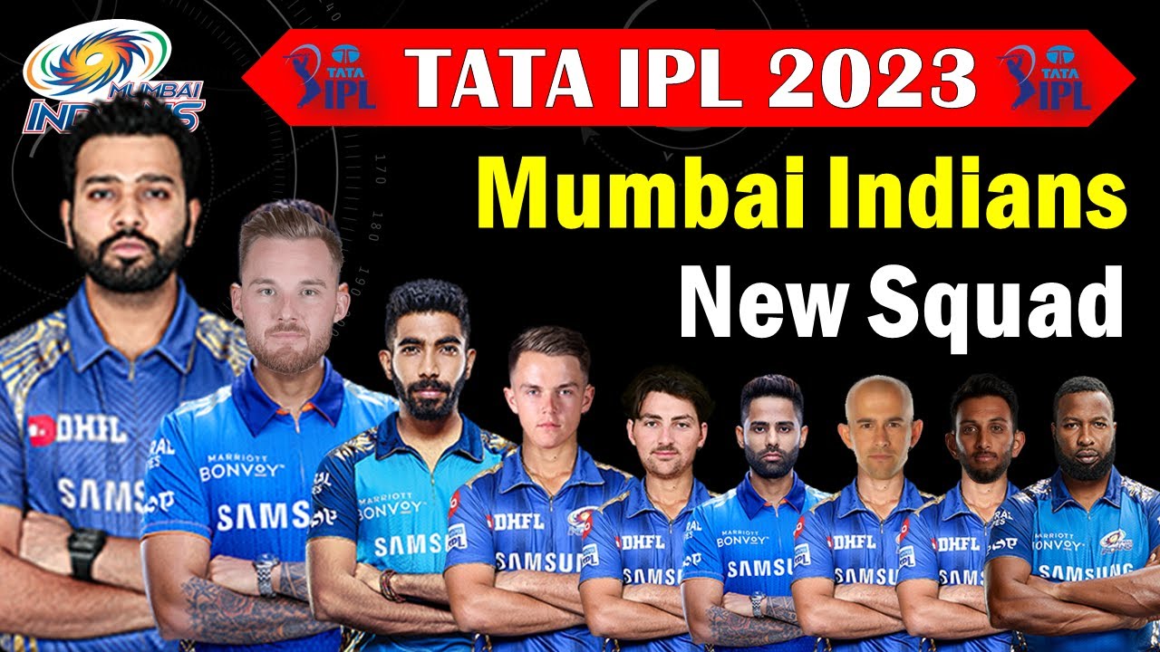 TATA IPL 2023 | Mumbai Indians Probable Squad | MI Team Squad 2023 | MI ...