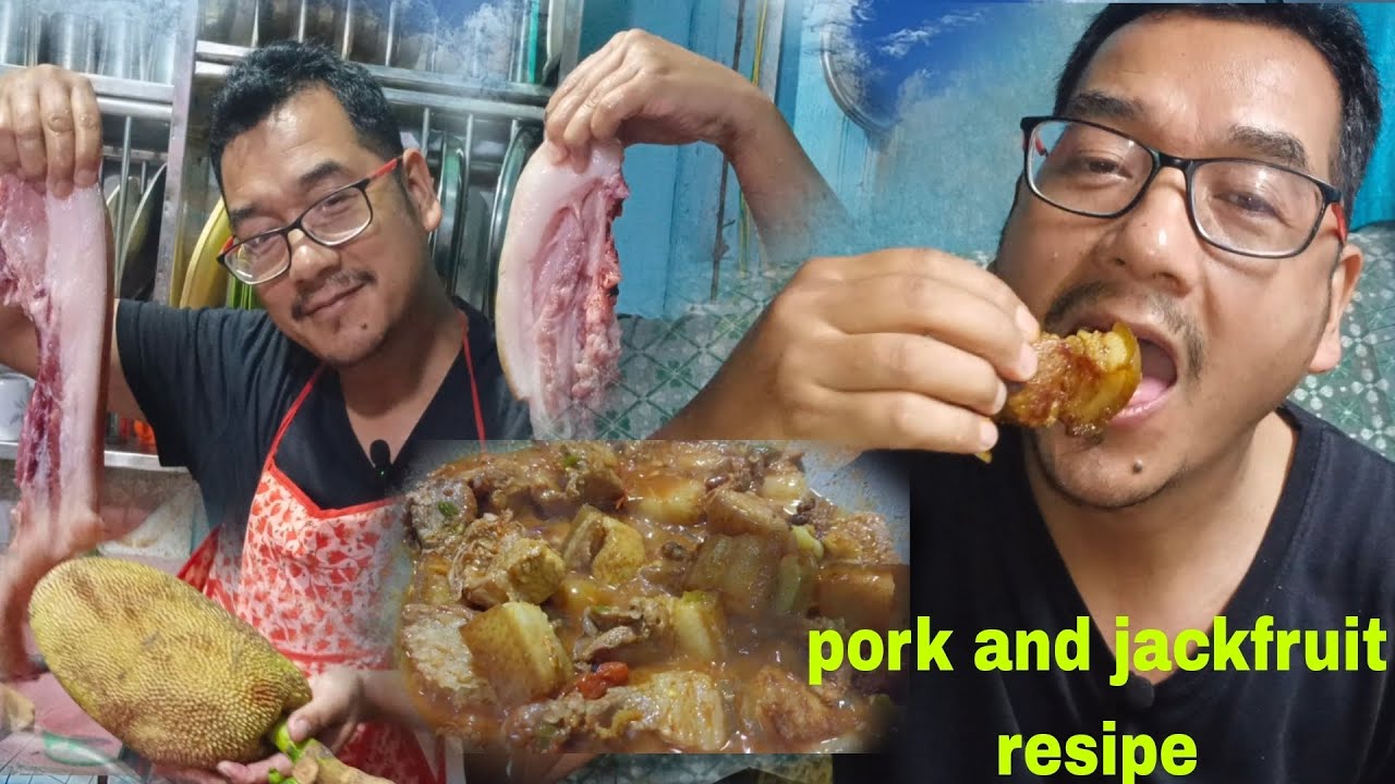DELICIOUS PORK and JACKFRUIT RESIPE 🍖//cook master MR J3🤗🤗🤟 - YouTube