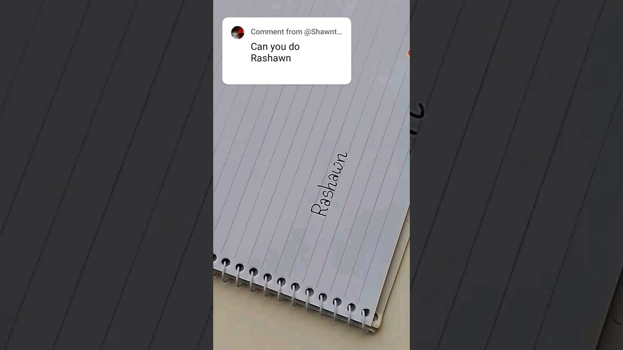 Rashawn name logo part-5 #shorts #logo #brand - YouTube