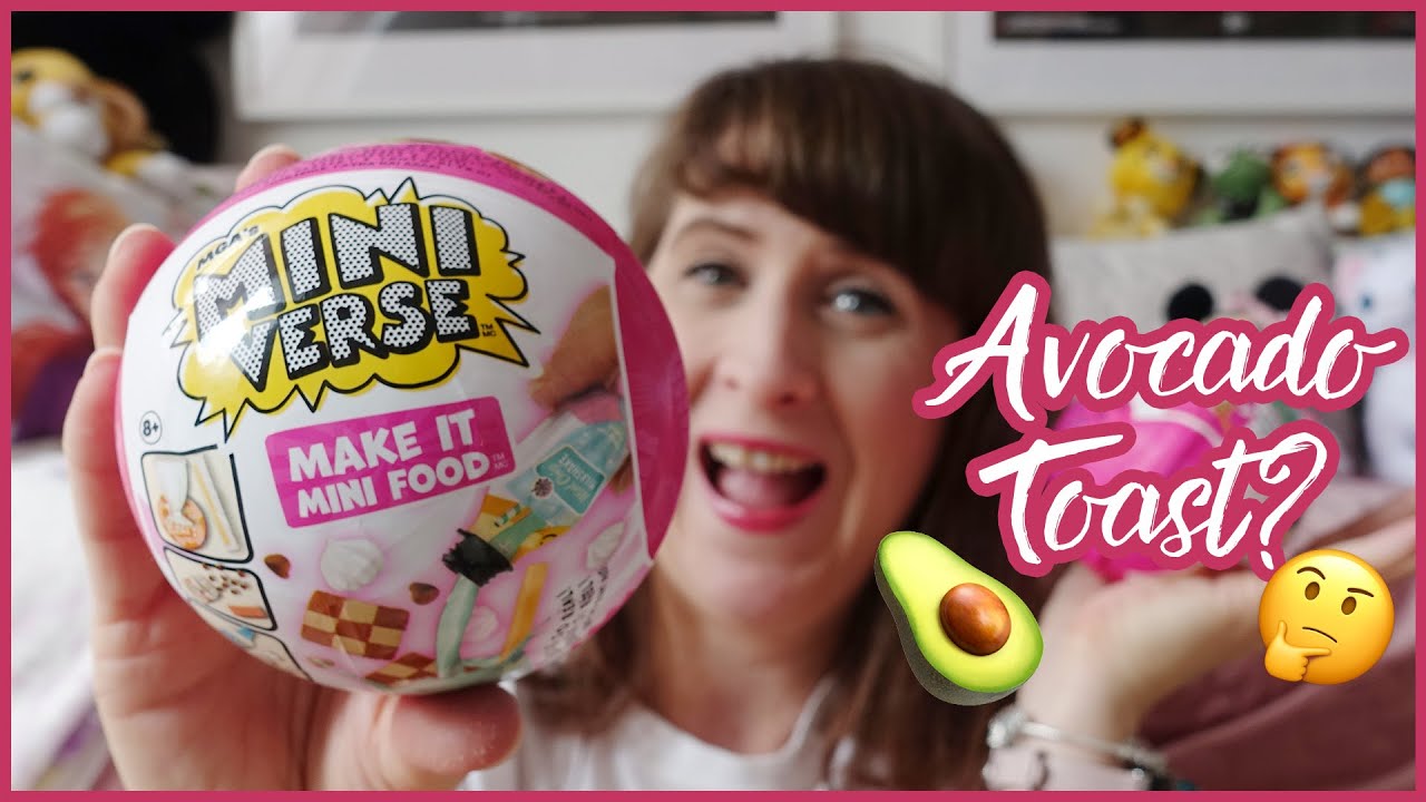Avocado Toast? Suprise MINIVERSE make it mini food | Miniatur Sweets ...