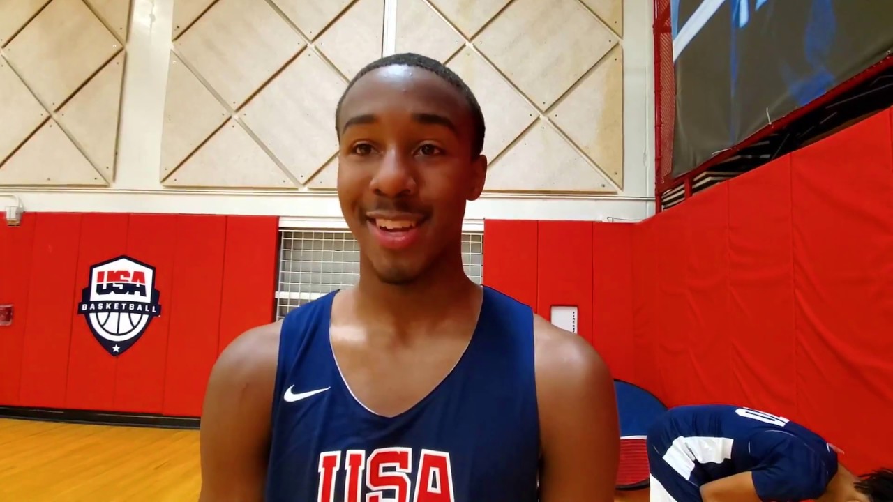 Bryce Thompson: 2019 USA Basketball Junior Minicamp Interview - YouTube