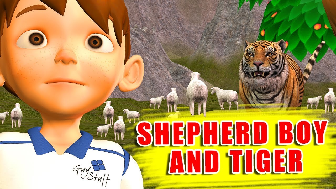 the Shepherd boy and the Tiger Story | Moral Story for Kids | Kids ...