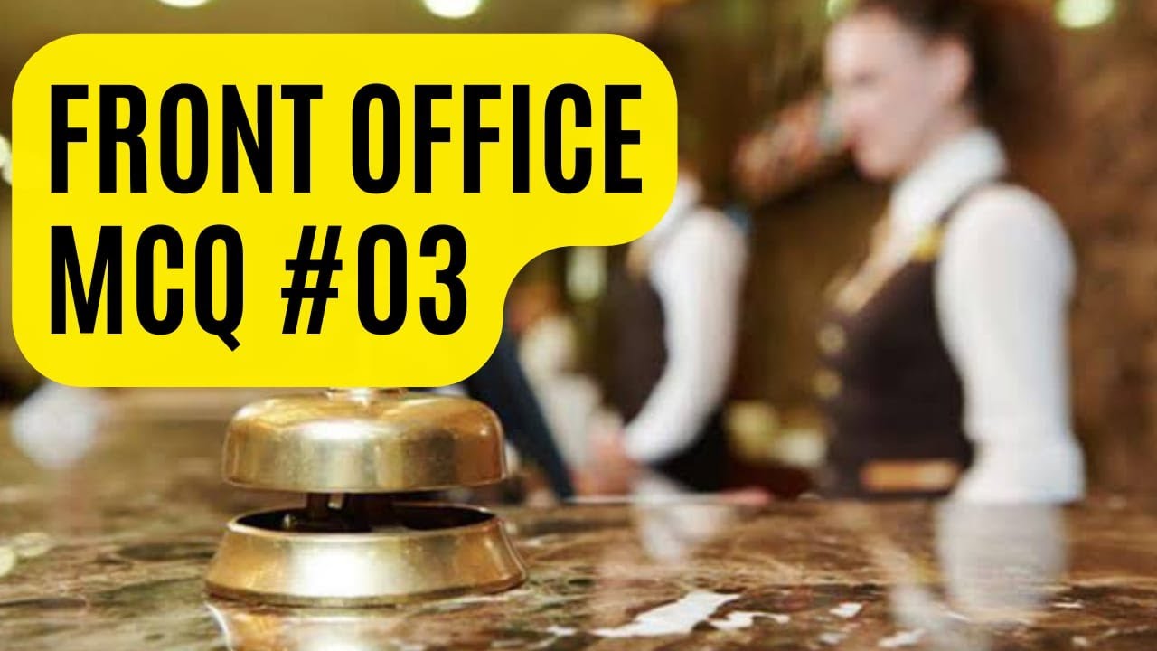 Front office MCQ : 10 Question Series | Lecture - 03 - YouTube