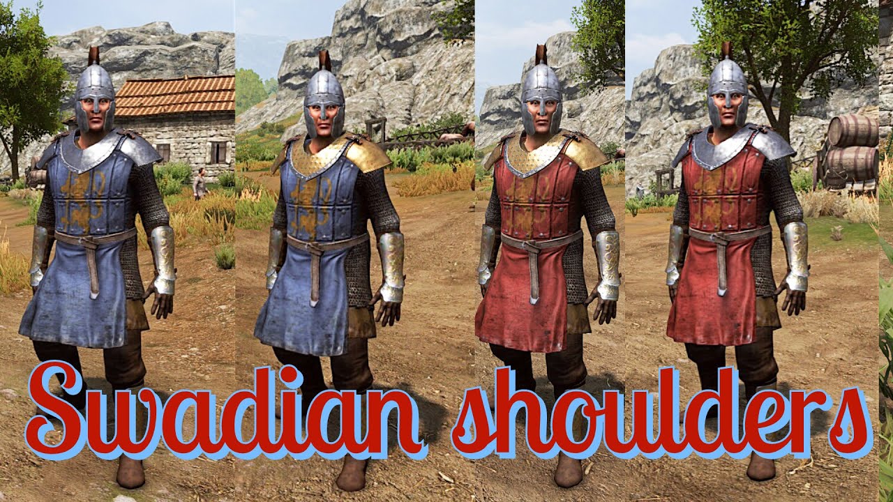 mount and blade 2 bannerlord mods - swadian shoulders - YouTube