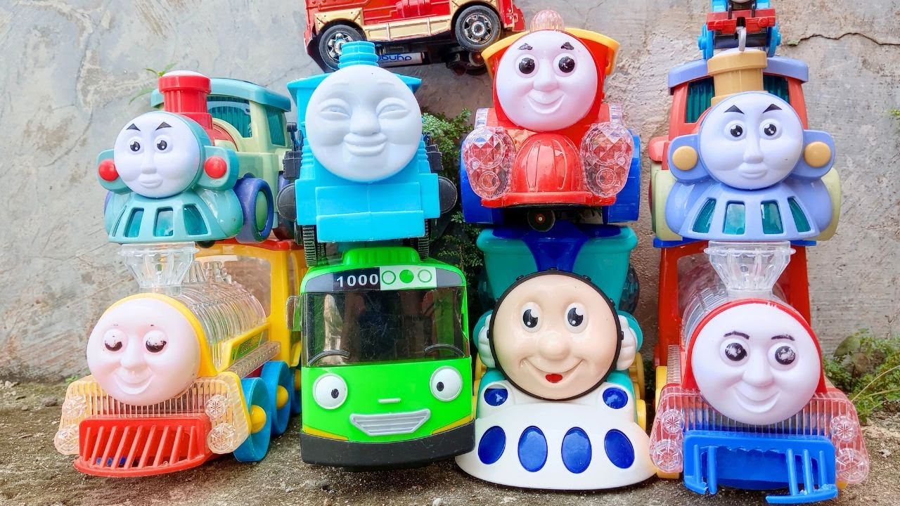 Bertemu Teman Baru Kereta Thomas | Happy Trains | Kereta Weswos - YouTube