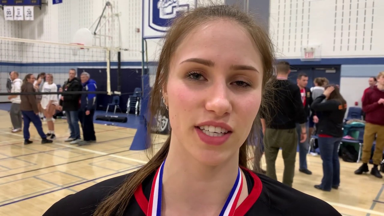Saunders Sabres defend WOSSAA volleyball crown - YouTube