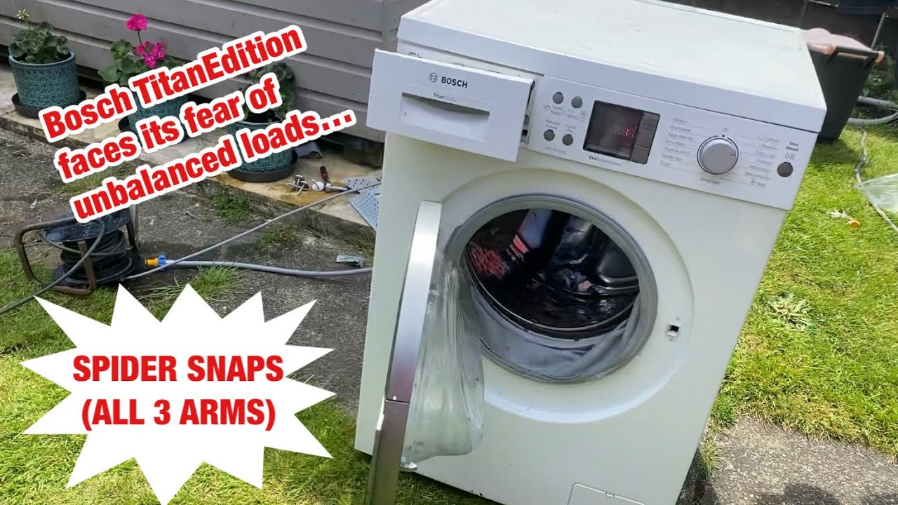 Bosch TitanEdition WAQ28470 washing machine || Pre destruction that ...