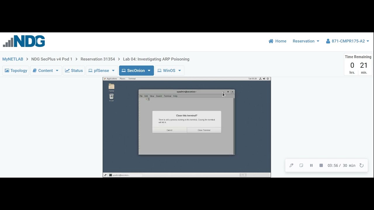 Security+ v4: Lab 04: Investigating ARP Part 1 - YouTube