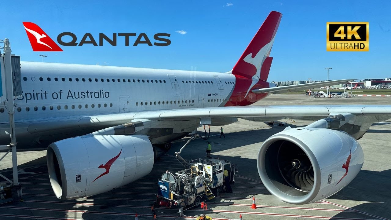 QANTAS A380 QF1 Economy Class - Sydney to London via Singapore, Qantas ...