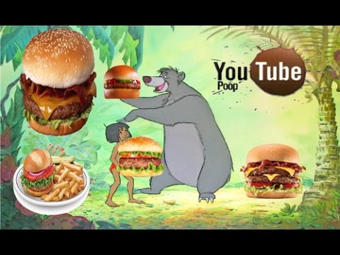 Youtube Poop Baloo Teaching Mowgli to how to Growl like a Hamburger ...