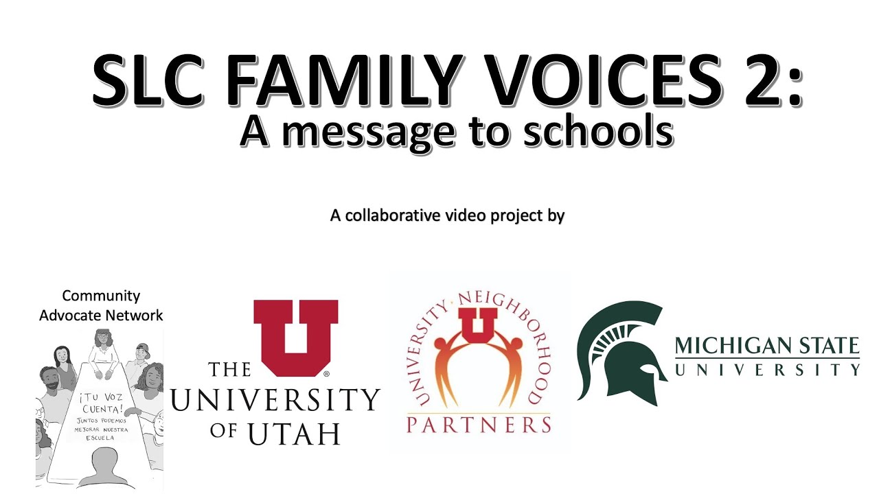 SLC Family Voices 2: A Message to Schools - YouTube