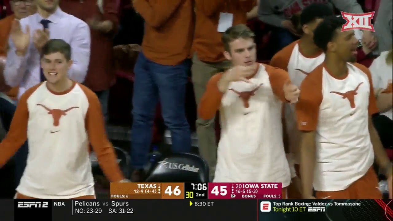 Texas vs Iowa State Men's Basketball Highlights - YouTube