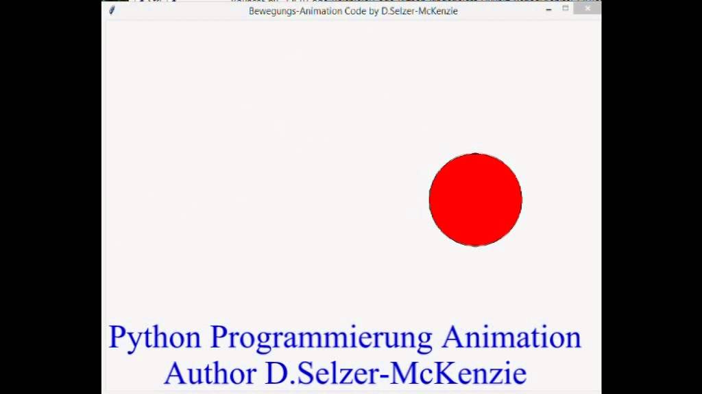 Python Programmierung Animation programmieren - YouTube