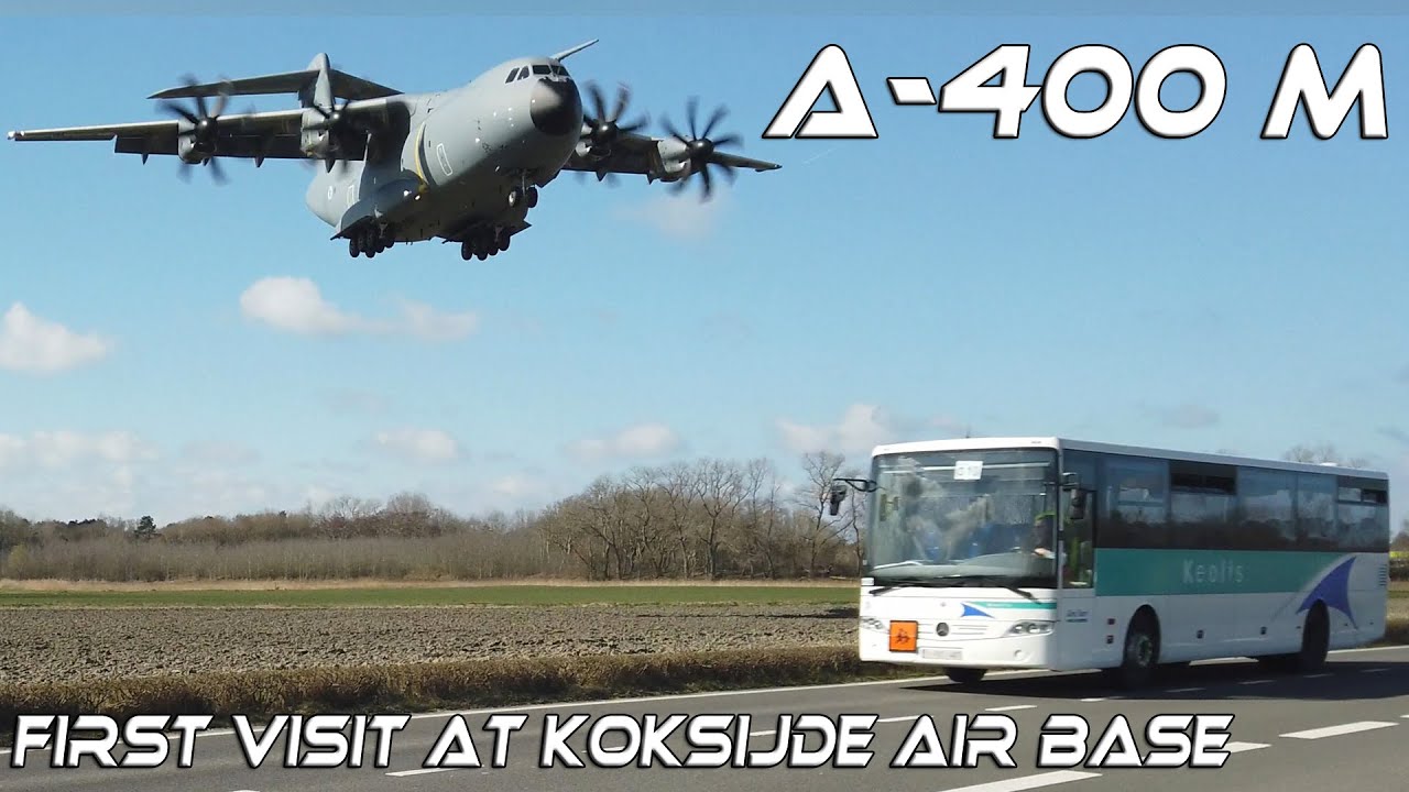 4K A-400 M Spectacular Landing & Take Off ,CT01 First public visit at ...