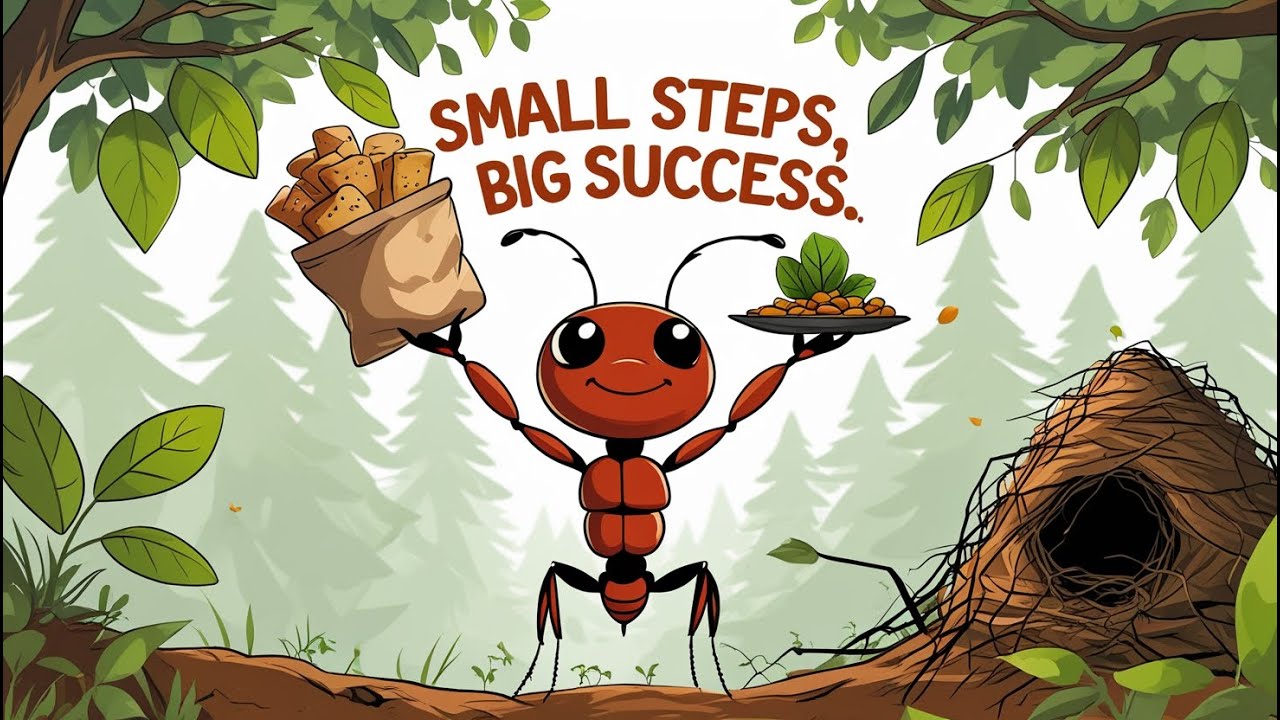 Small Steps, Big Success: The Ant & The Storm | Motivational Story ...