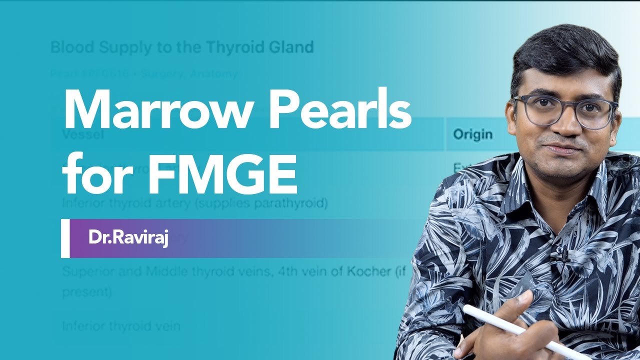 Utilise Marrow Pearls for FMGE by Dr Raviraj - YouTube