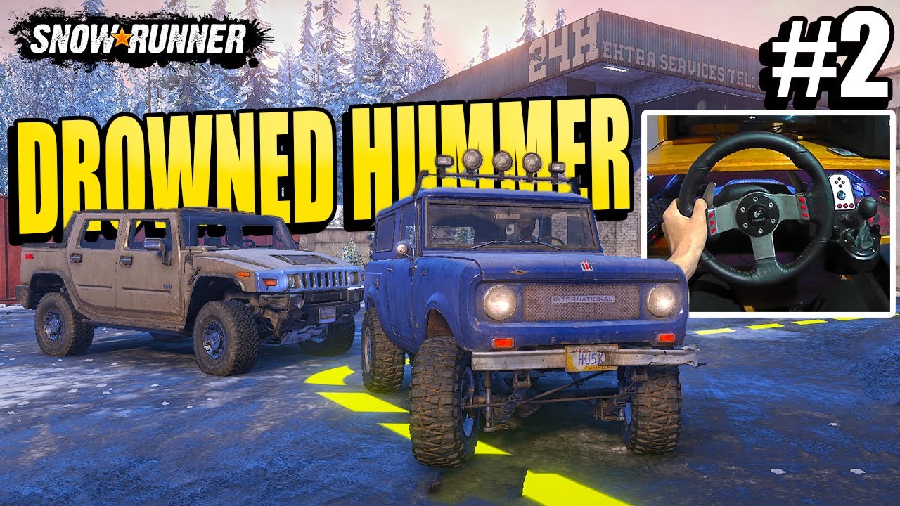 RESCUING DROWNED HUMMER IN ALASKA ! - SnowRunner 2020 Gameplay W ...